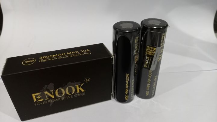 Authentic ENOOK 18650 3600MAH 30A (2PCS) | Lazada PH