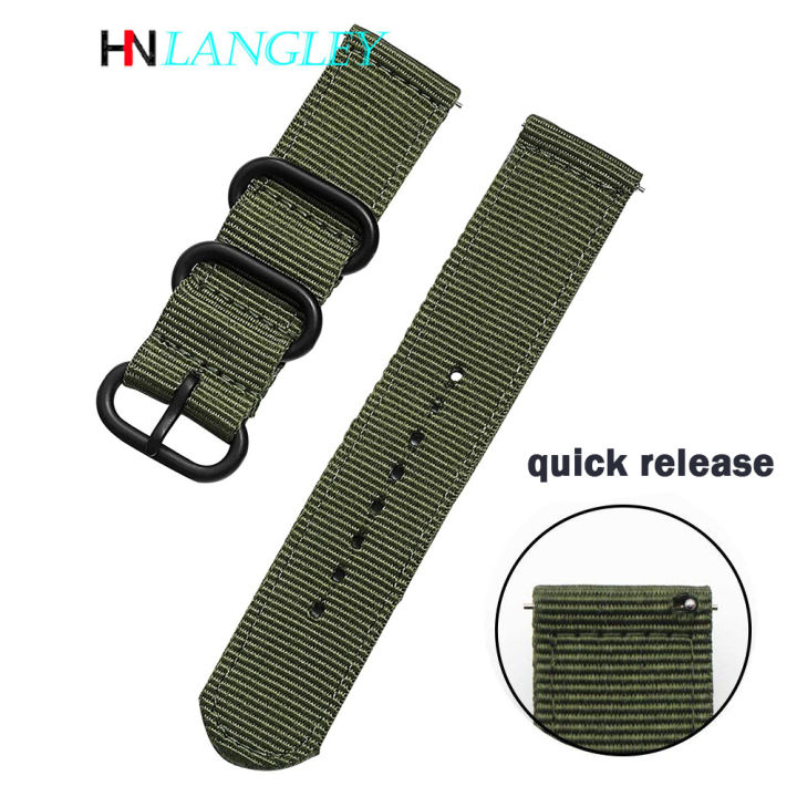 Universal Watch Band 18/20/22/24 mm Size Soft Sports Military Style Men ...