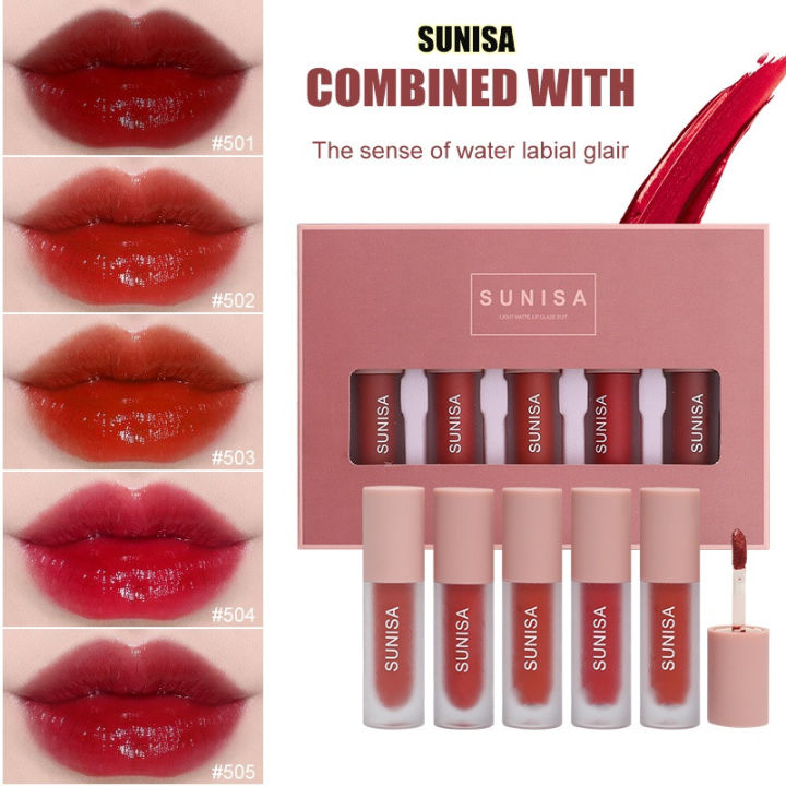 【5 in 1】Original Sunisa Hold Live 5 in 1 Lip Tint Matte Waterproof Sunisa original store liptint ...