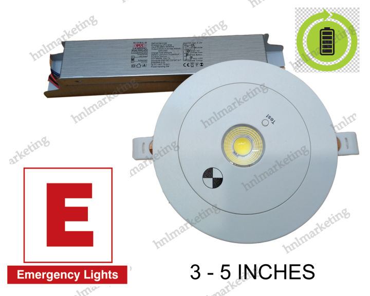 EMERGENCY LED CEILING CONCEAL DOWNLIGHT RECHARGEABLE | Lazada