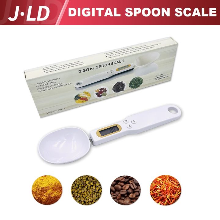 Kitchen Scale Electronic Kitchen Scale 500g 0.1g LCD Display Digital Weight Measuring Spoon ...