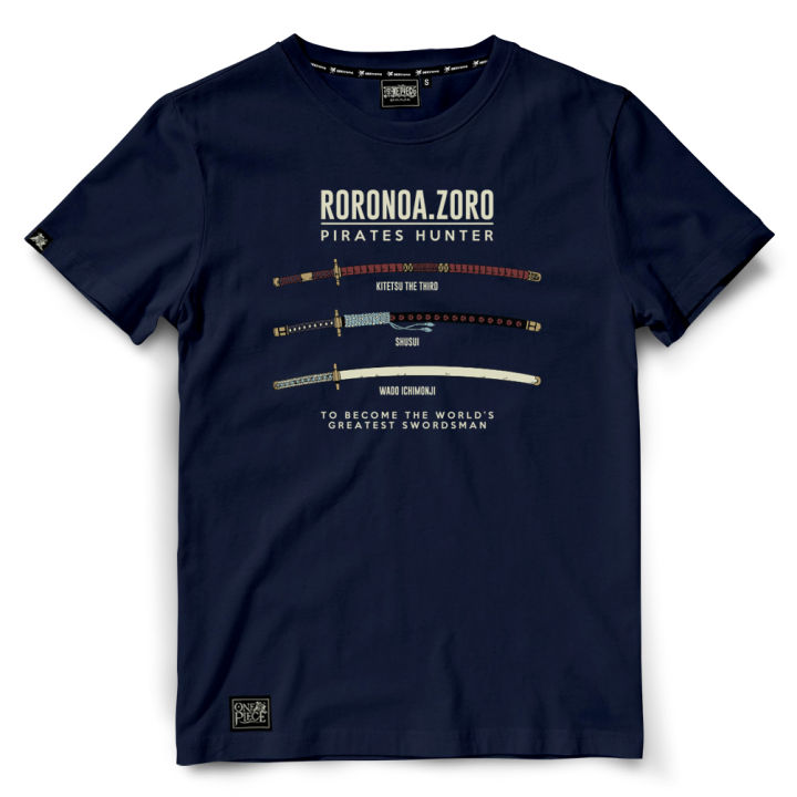 เสื้อยืดวันพีช One Piece 1089-NV : Sword of Zoro | Lazada.co.th