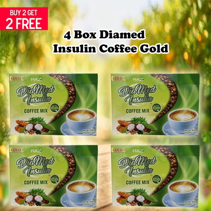 DiaMed Insulin Coffee Gold (Anti Diabetes Coffee) | Lazada PH