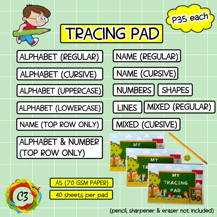 Name Tracing Pad | Alphabet Tracing | Cursive Practice Writing | Name ...