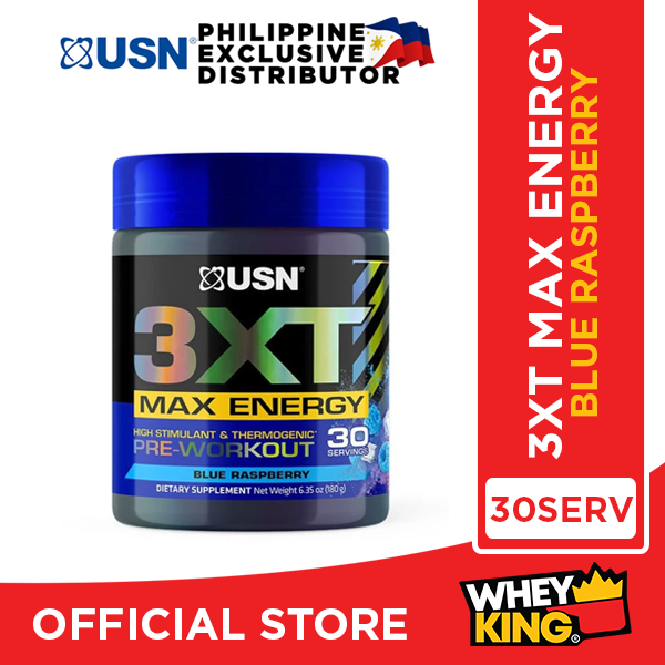 USN 3XT Max Energy | 30 Servings Pre-Workout | Lazada PH