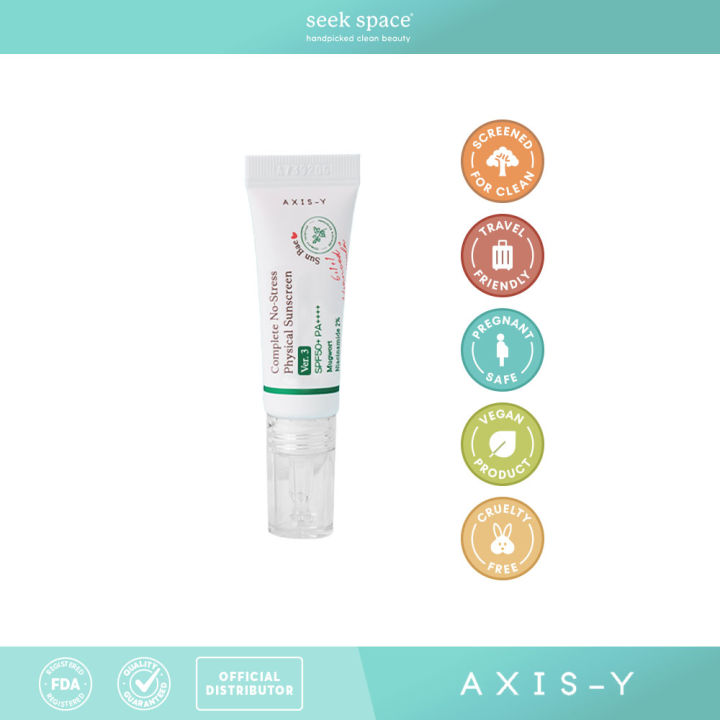 AXIS-Y (MINI) (VER. 3) Complete No-Stress Physical Sunscreen SPF 50+ PA ...