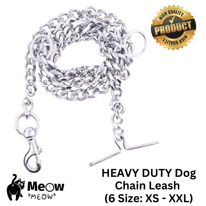 Dog Leash Heavy Duty Dog Chain Lead Chain-Anti Chew Metal Leads ...