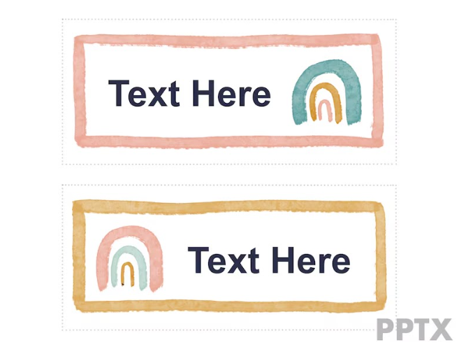 Rainbow Classroom Cubby Name Tags Label Editable Themed Classroom ...