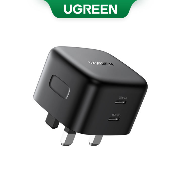 UGREEN 65W GaN Dual USB C Quick Charger Type C PD USB Charger for ...