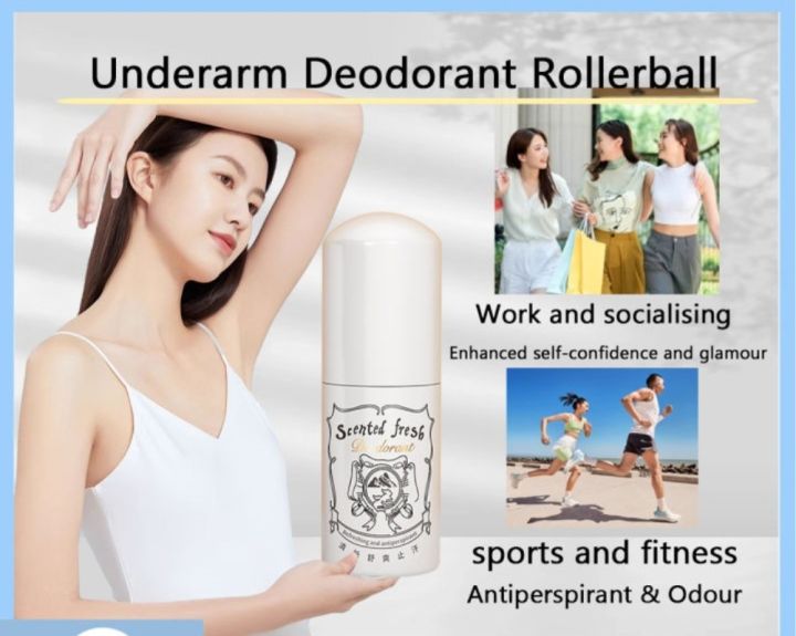 Antibacterial Underarm Roll-On Antiperspirant Removes underarm odour ...