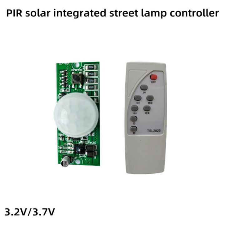 Remote Control Solar Circuit Board PIR Human Body Induction 3.2V/3.7V ...