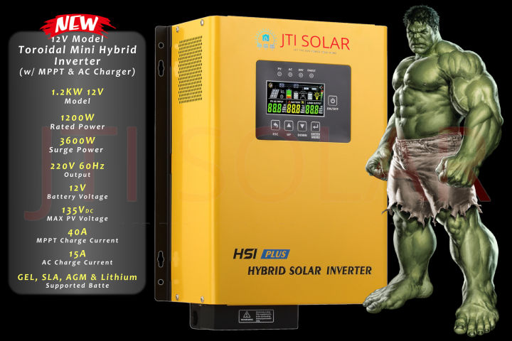 JTI Solar MPPT Hybrid Inverter Off-Grid Inverter Pure Sine Wave ...
