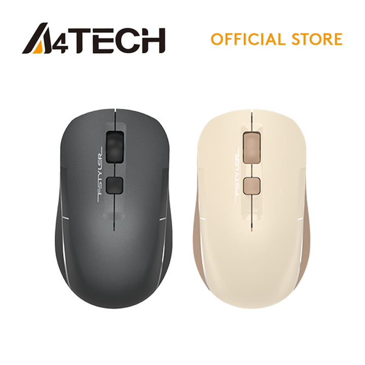 A4Tech FB26CS Air 2000 DPI Silent Click Dual Connection Bluetooth 2.4G ...