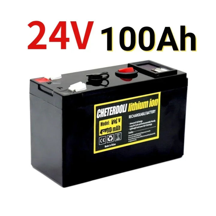 New brand 24V Battery 100Ah 18650 Lithium Rechargeable Solar Energy ...
