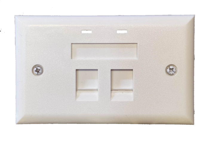 2 Gang CAT 6 Outlet with Plate (Belkin), LAN Outlet with Plate Cat 6 ...
