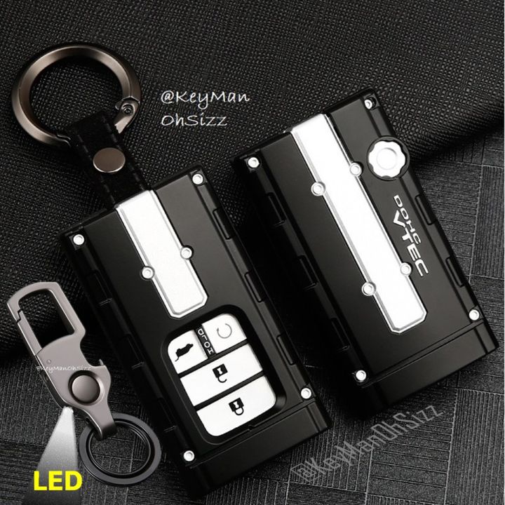 เคสกุญแจรีโมทรถยนต์ HONDA Hard Case DOHC VTEC Style PC/ABS Key Cover ...