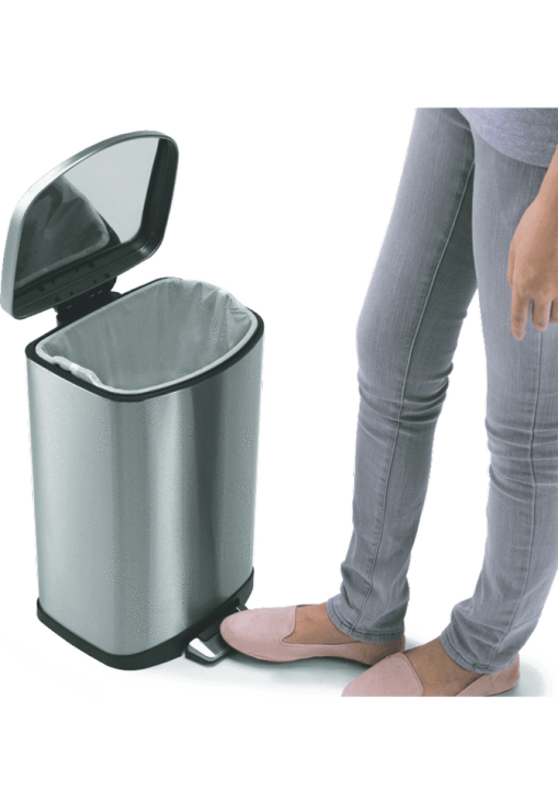 +EKO DELLA Step Bin Matt Litter Bin / Dustbin Garbage Bin / Tong Sampah ...