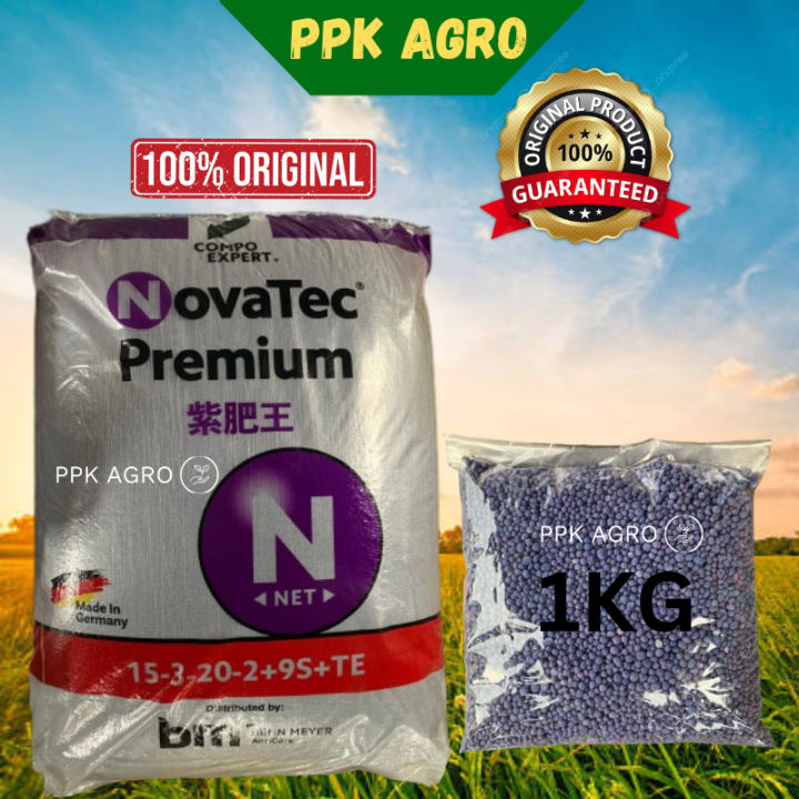 1KG BAJA NOVATEC PREMIUM 15-3-20-2+10S+TE REPACK Baja Buah Ungu Paksa ...
