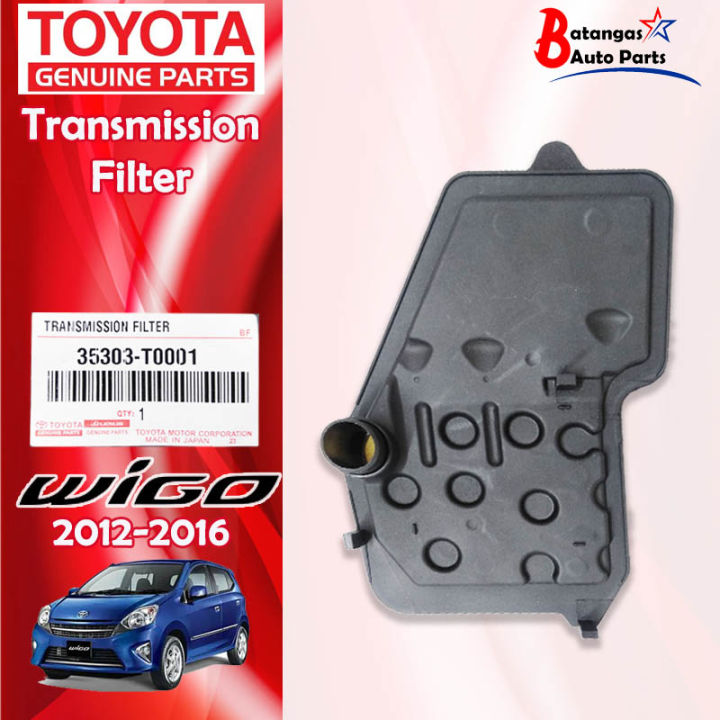 GENUINE AUTOMATIC TRANSMISSION FILTER TOYOTA WIGO 2012-2016 35303-T0001 ...
