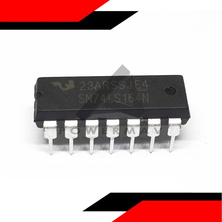 74ls164 Dip IC 74164 sn74ls164n high speed 8 Bit Serial In Parallel Out Shift Register 2 Input ...