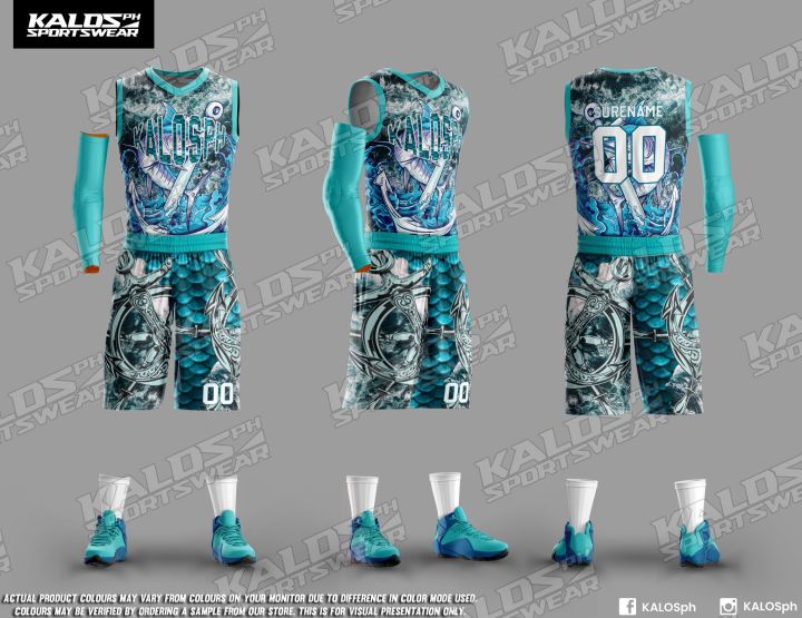 0104 SEAFARER MARINE SEAMAN DESIGN BASKETBALL JERSEY SET SANDO AND ...