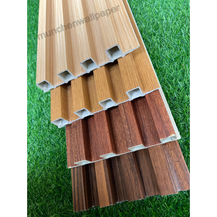 Wood Panel WPC / Wall Panel PVC / Kisi Kisi Kayu / Dinding Motif Kayu ...