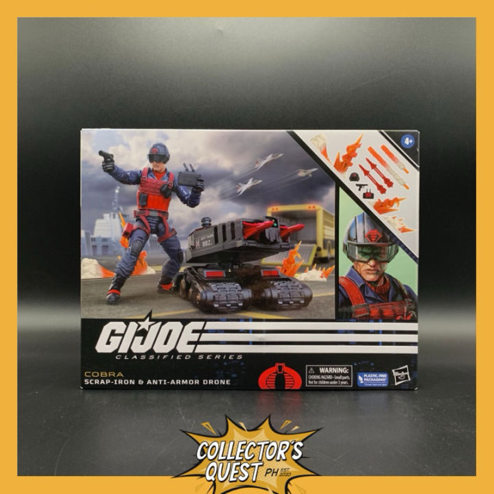 G.I. Joe Classified Series Scrap-Iron & Anti-Armor Drone | Lazada PH