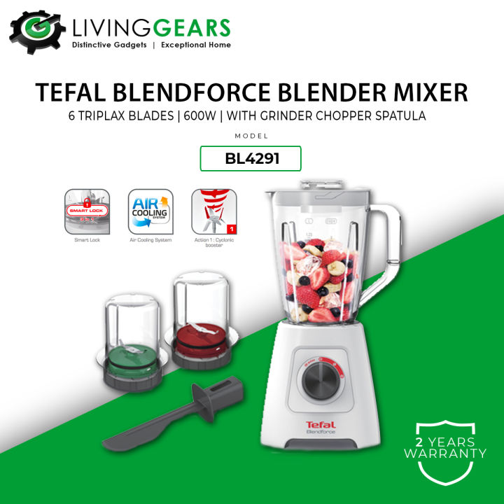 Tefal Blendeo Blendforce Blender BL4361 / BL4291 / BL2B41 Ice Crushing Smoothies with Chopper ...
