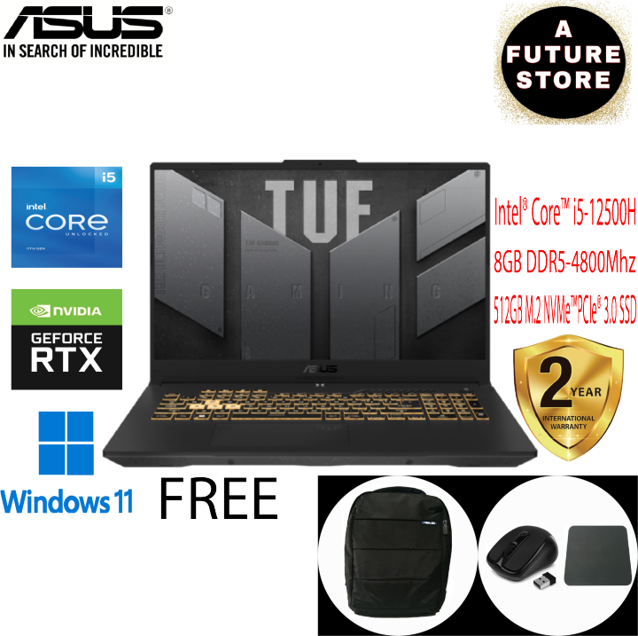 Asus TUF F17 FX707Z-CHX044W 17.3" FHD 144Hz Gaming Laptop Mecha Gray ...