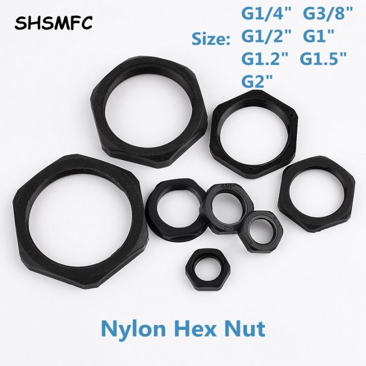 5 20PCS Female thread G1/4 quot; G2 quot; Black Plastic Nylon Hexagon ...