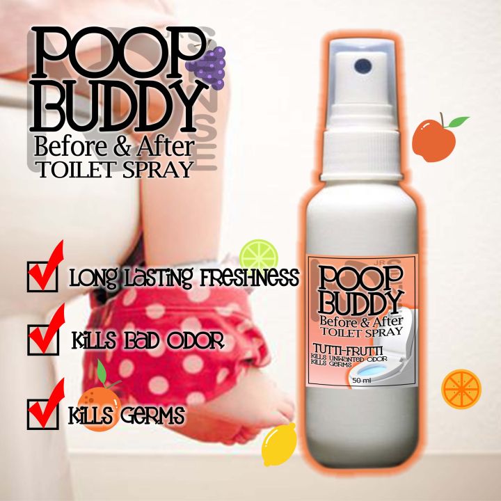 Poop Buddy Toilet Spray 50ml - Tuttifruti | Lazada PH