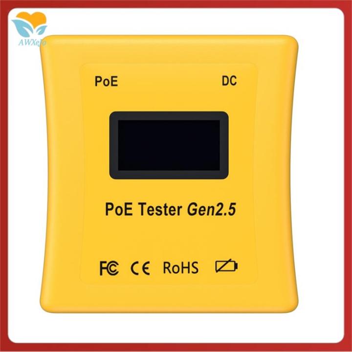 Upgraded 802.3bt 90W PoE Tester Portable Voltage Current Tester Test ...
