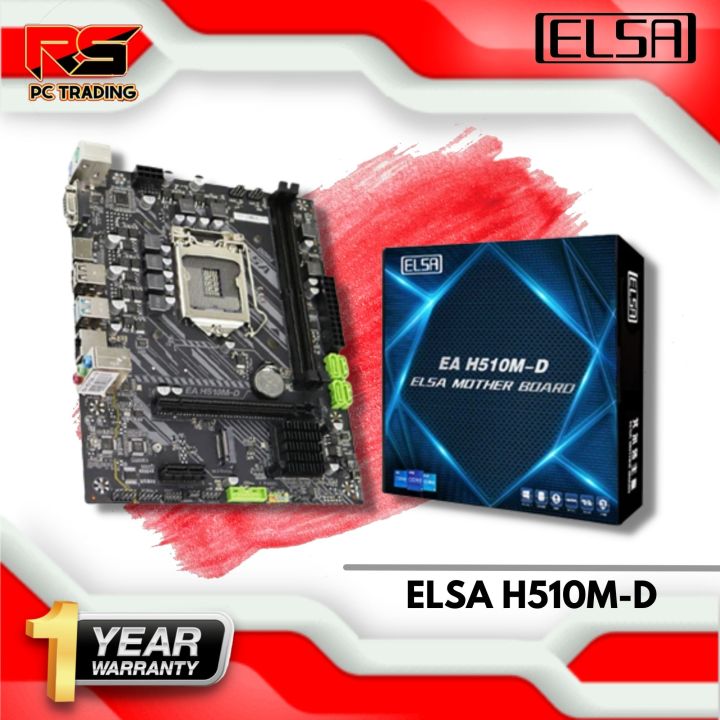 Socket LGA1200 Motherboard ELSA EA H510M-D | Lazada PH