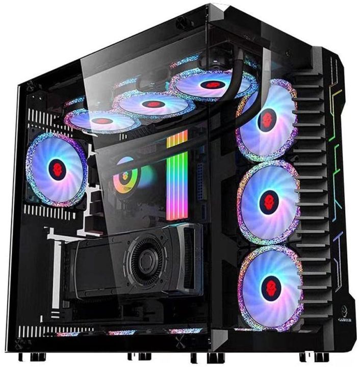 GAMEKM ROBIN / Huntkey S920 High-Airflow ATX / MATX Gaming Computer ...