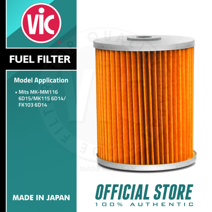 VIC Fuel Filter F-314 For Mitsubishi MK-MM116 6D15/MK115 6D14/FK103 ...