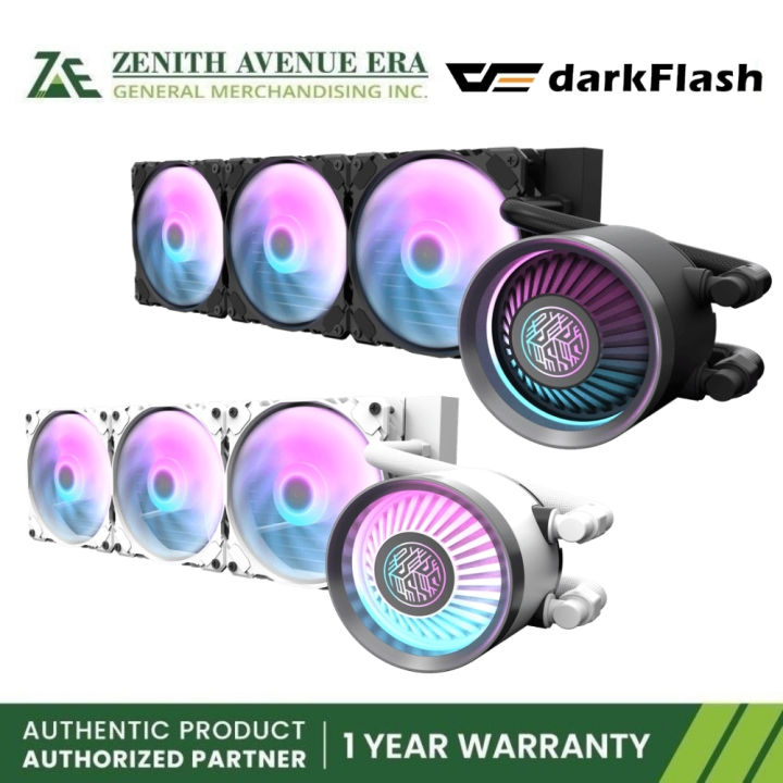 Darkflash Nebula DN-360 ARGB AIO Liquid CPU Cooler Black,White | Lazada PH