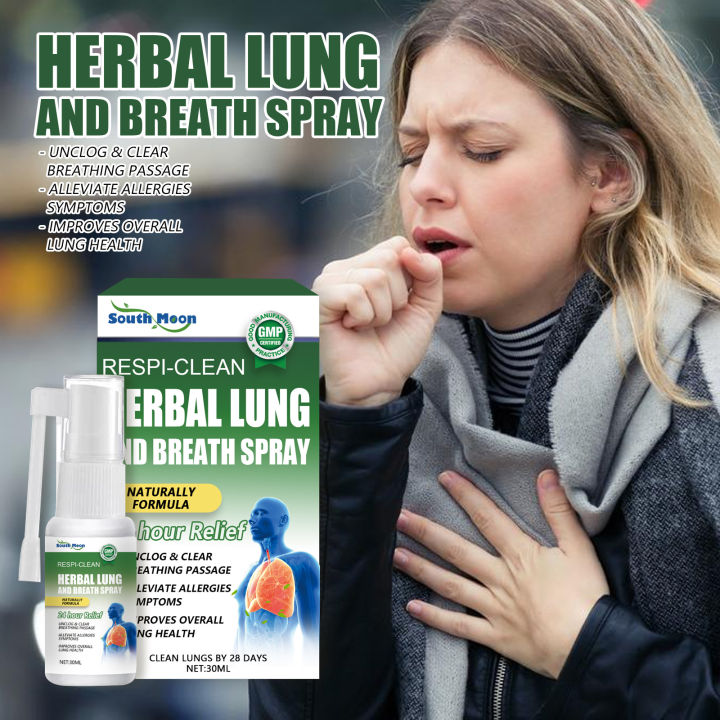 Herbal Lung Cleansing Spray, Breath Detox Herbal Lung Cleansing Spray ...