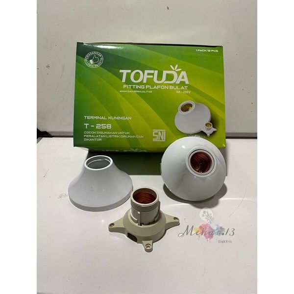 Fitting Plafon Bulat Tofuda / Fitting Lampu T-258 Tofuda | Lazada Indonesia