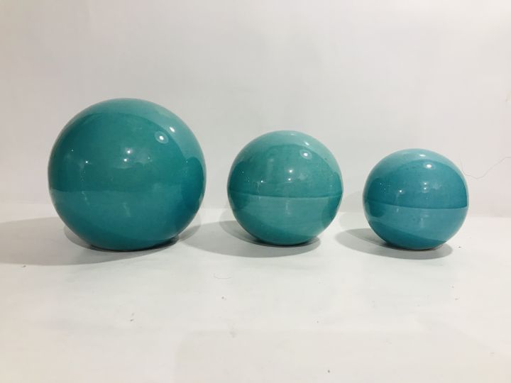 Turquoise Decorative Ceramic Balls (Set of3) | Lazada PH