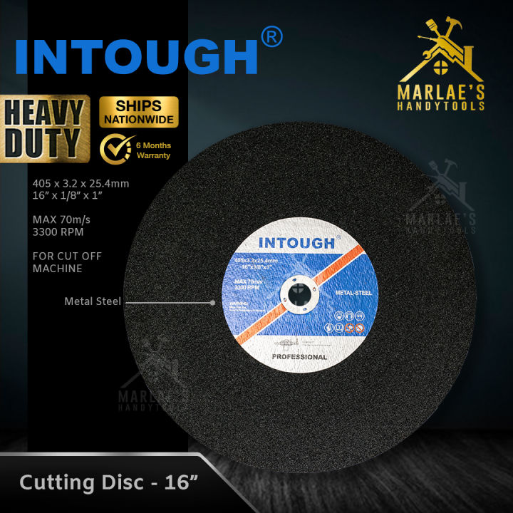 INTOUGH Abrasive Cutting Disc 16" 405mm | Lazada PH