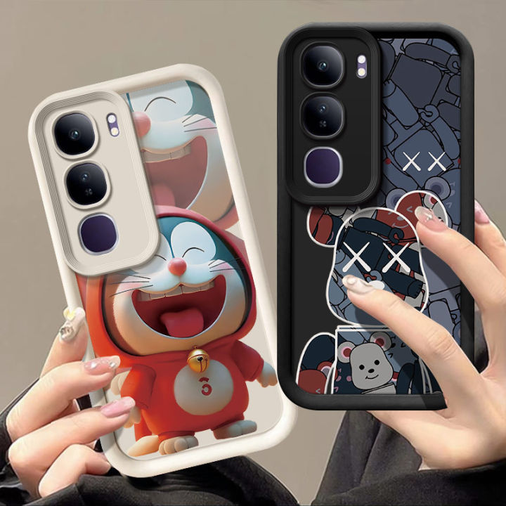 เคสโทรศัพท์โทรศัพท์รูปการ์ตูนกันกระแทกสำหรับ Vivo กรอบซิลิโคนอ่อนนุ่ม ...