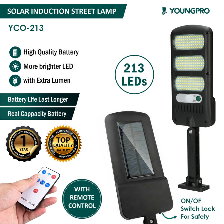 BERGARANSI!! YOUNGPRO YCO-150 Lampu jalan solar 150 LED 213 LED 3 Mode ...
