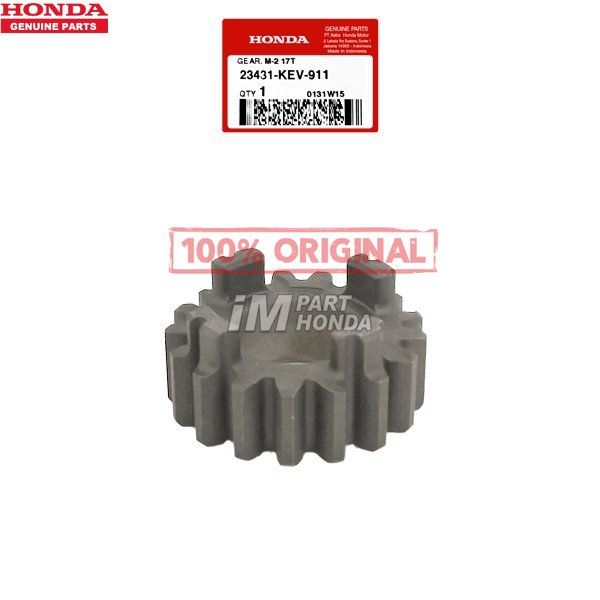 23431-KEV-911 Gear M-2 Gigi Rasio 17T Grand Supra X Fit New Revo 100 original honda bukan abal ...