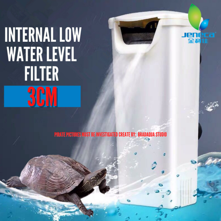 JENECA Aquarium Internal Low Water Level Filter Waterfall Aquarium ...