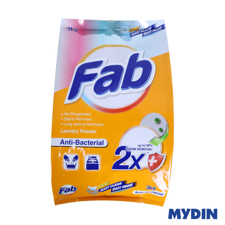 Fab Detergent Powder (3kg) - 2 Variants | Lazada