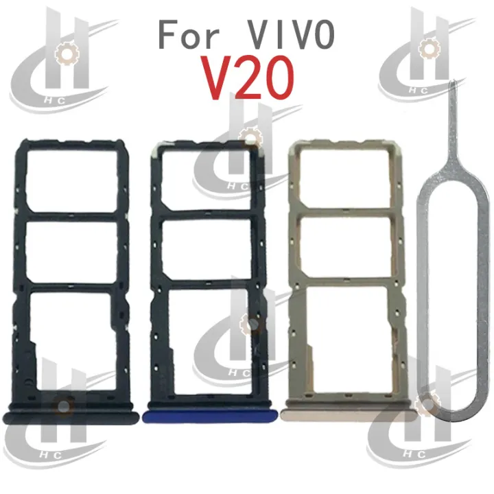 For VIVO V20 Sim Card Tray Slot Holder Card Holder Reader SD Slot ...