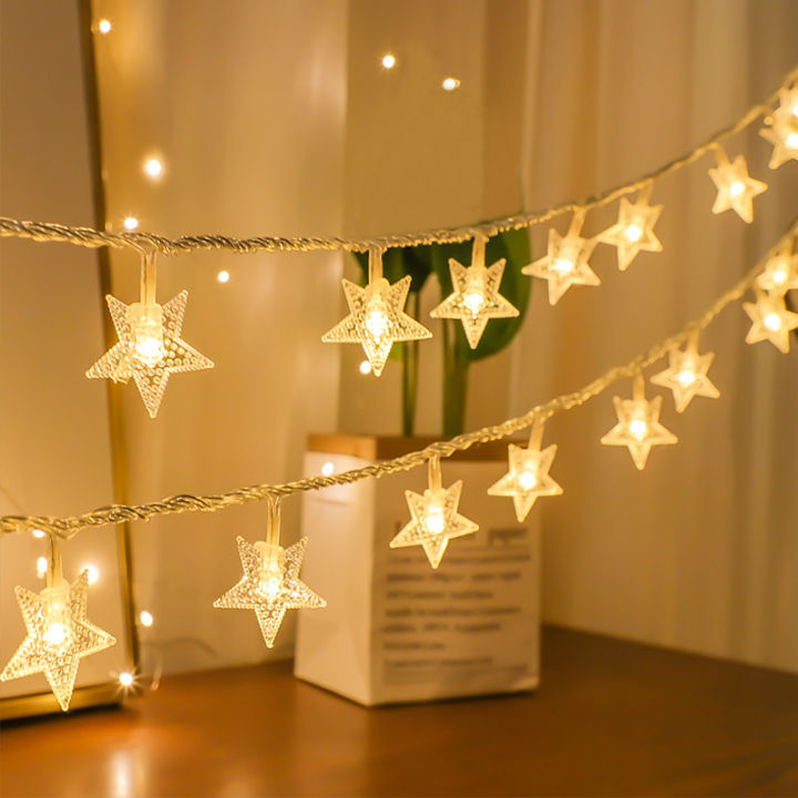 10M LED Star String Lights Fairy Light Copper Wire Lamp Indoor ...