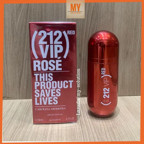 Carolina Herrera_ 212 VIP Rose Red 80ML EDP (Limited Edition) For Her ...