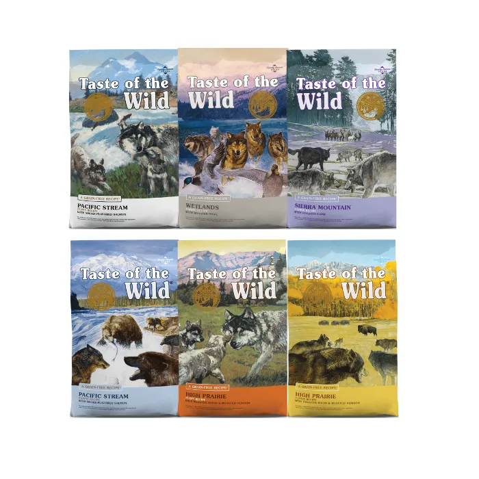 Taste Of The Wild Grain Free Dog Dry Food 2kg (Puppy Salmon / Adult ...