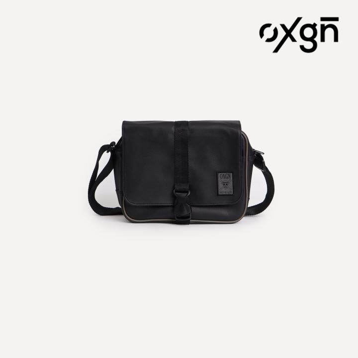 OXGN One Piece Mid Sized Messenger Bag For Men And Women (Black ...
